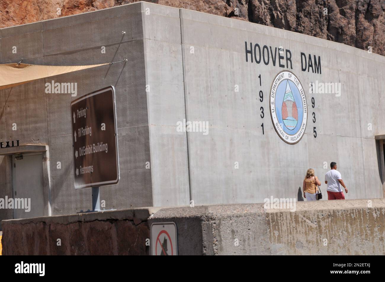 Boulder city / Hoover Dam/ Nevada-Arizona USA / 07..September 2019 ...