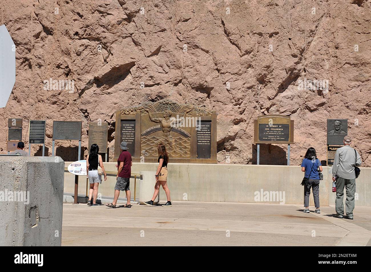 Boulder city / Hoover Dam/ Nevada-Arizona USA / 07..September 2019 ...