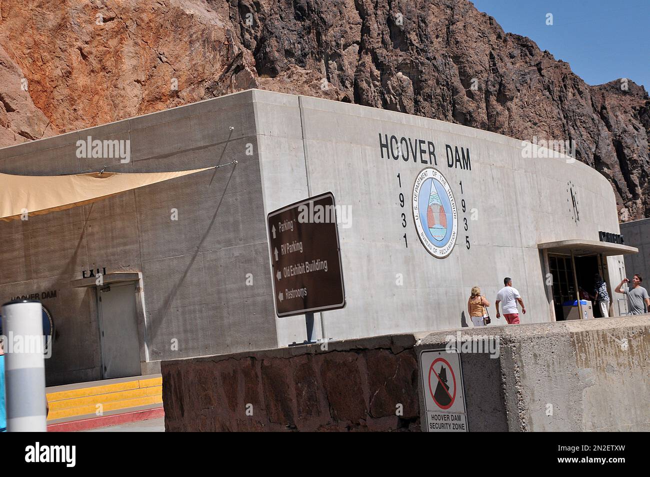 Boulder city / Hoover Dam/ Nevada-Arizona USA / 07..September 2019 ...