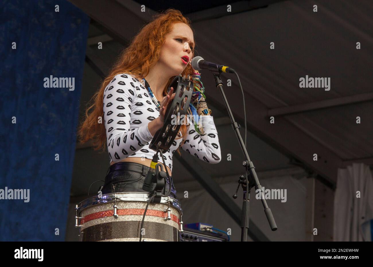 Nora Patterson performs with Royal Teeth at the New Orleans Jazz ...