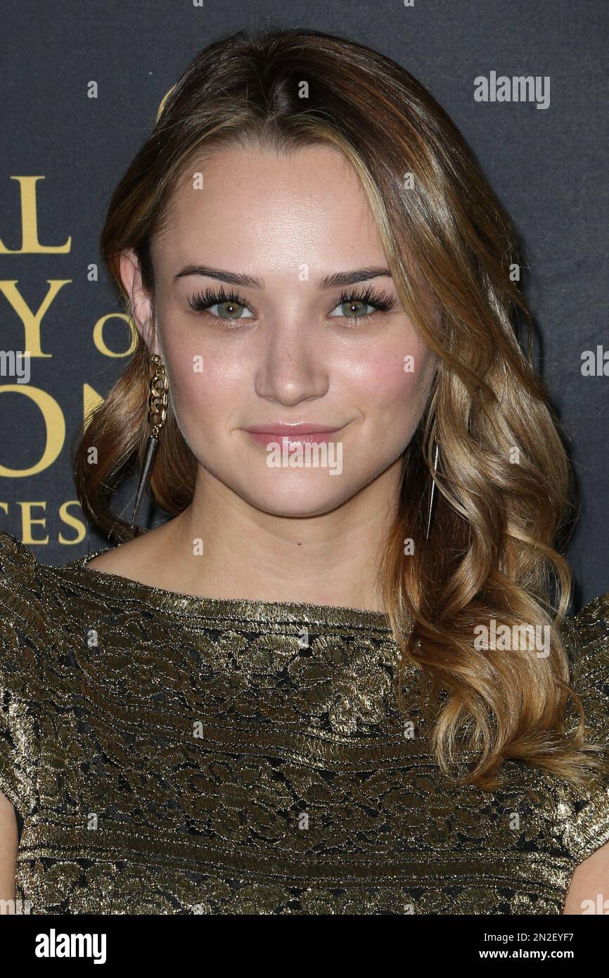 Hunter King arrives at the 2015 Daytime Creative Arts Emmy Awards at ...