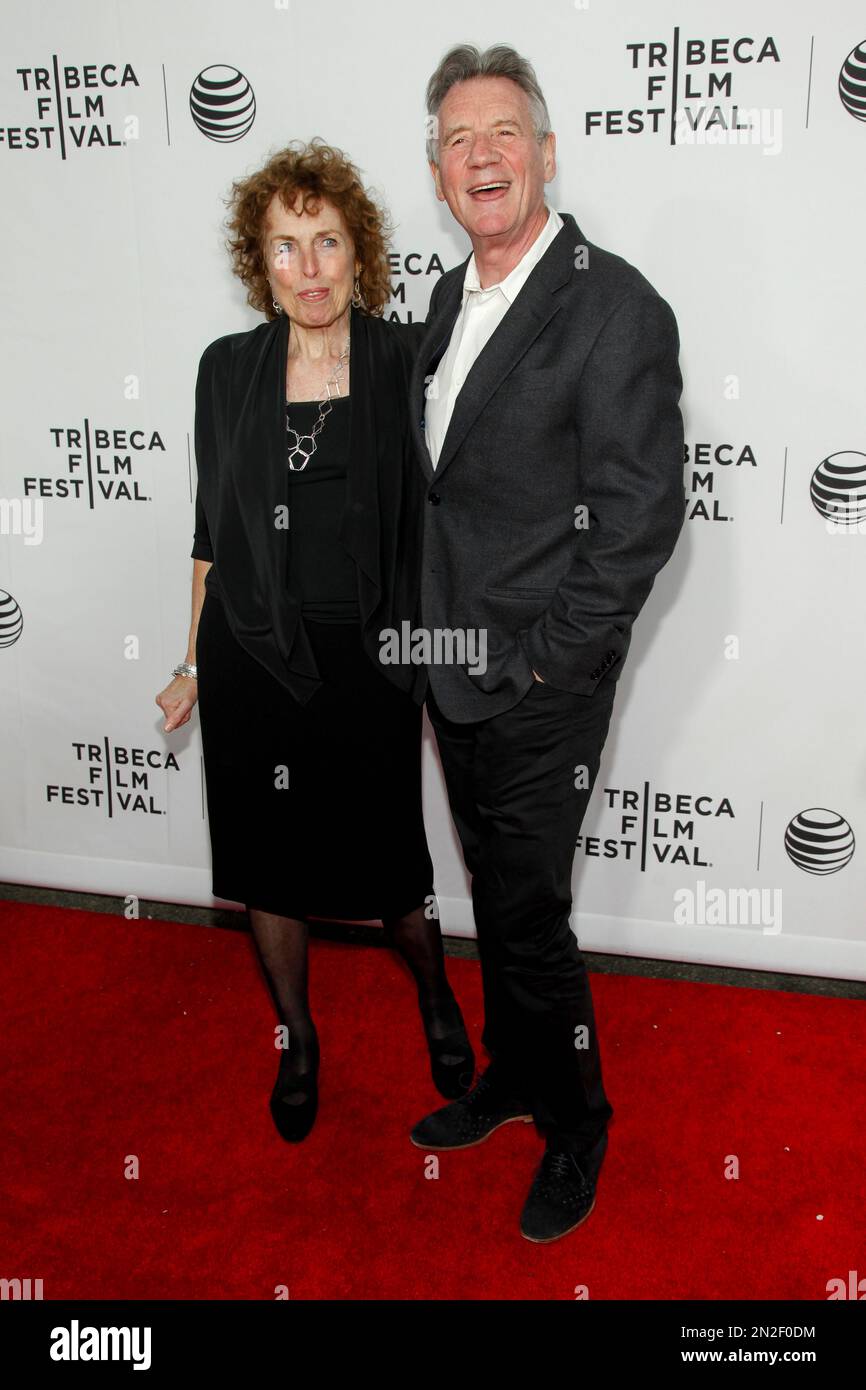 Helen Gibbins, left, and Michael Palin, right, attend a special Tribeca ...