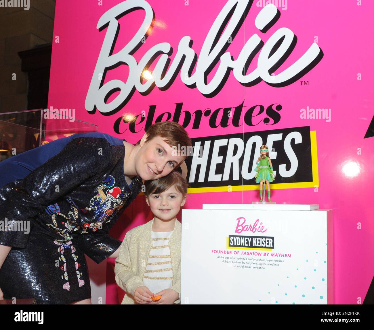 IMAGE DISTRIBUTED FOR BARBIE - Lena Dunham is in awe of Sydney "Mayhem ...
