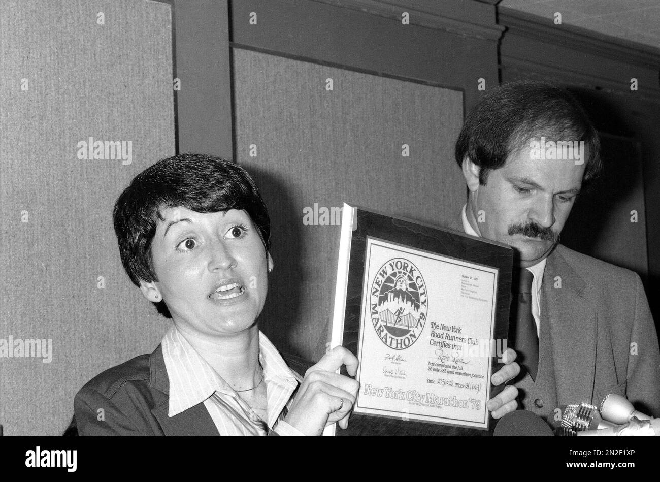 Rosie Ruiz, controversial first-place woman finisher in the 1980 Boston ...