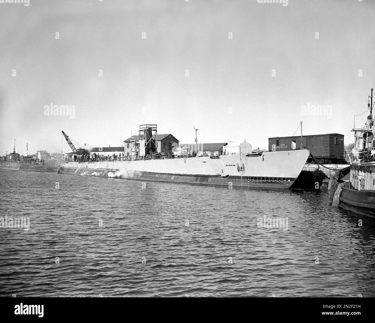 The U.S. Naval submarine Squalus is pictured at the Portsmouth, N.H ...