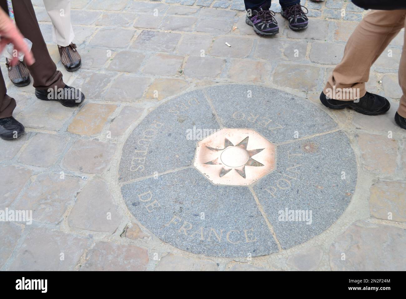 point zero Notre dame Paris Stock Photo - Alamy
