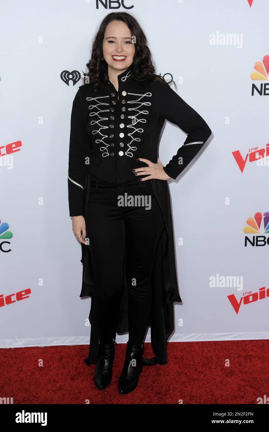 The Voice contestant Hannah Kirby arrives at Season 8 of "The Voice ...
