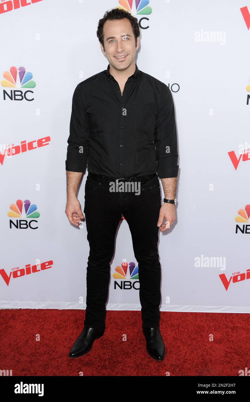 The Voice contestant Joshua Davis arrives at Season 8 of "The Voice ...