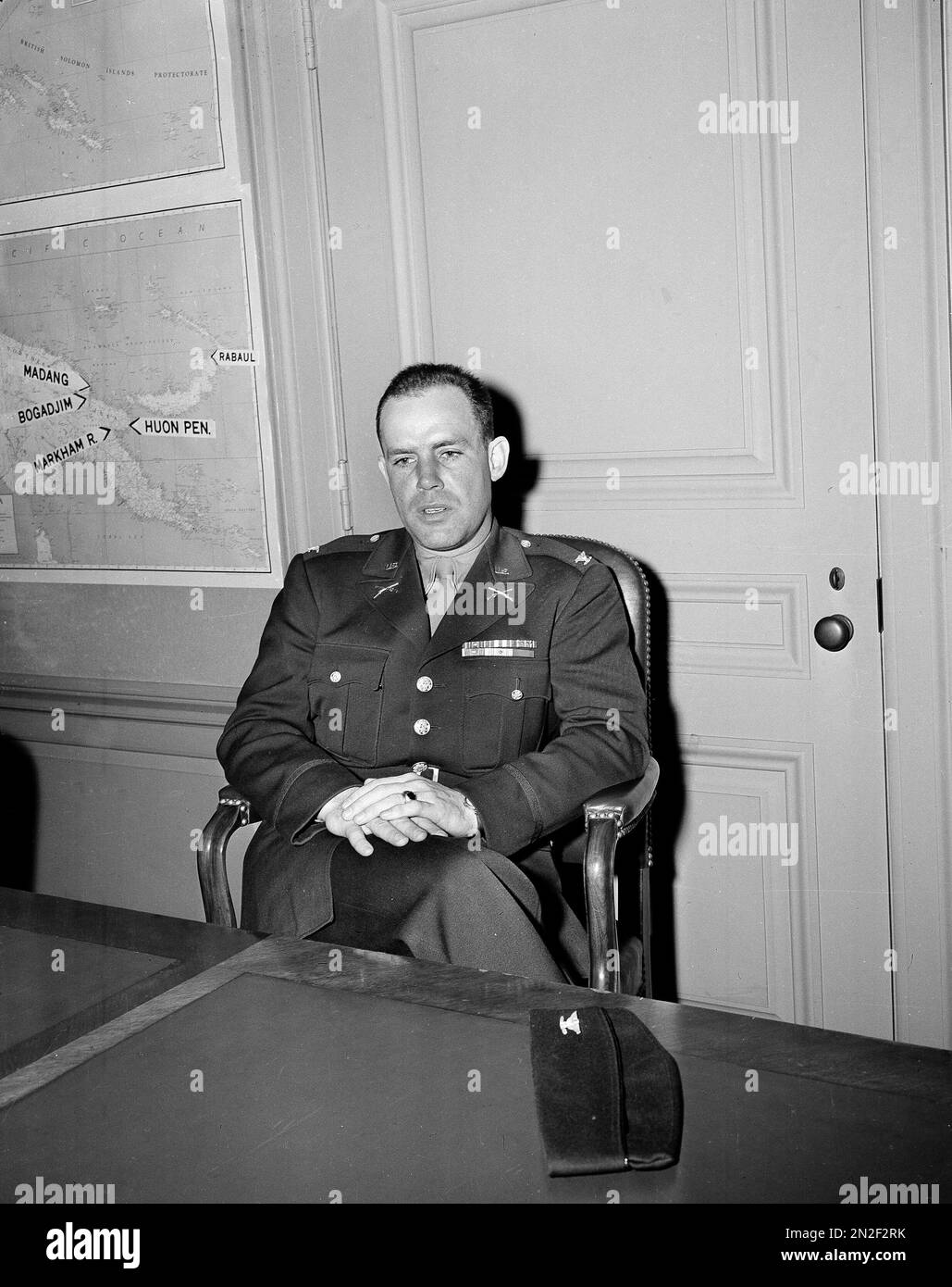 Col. William Darby, infantry commanding officer of the Range Force ...