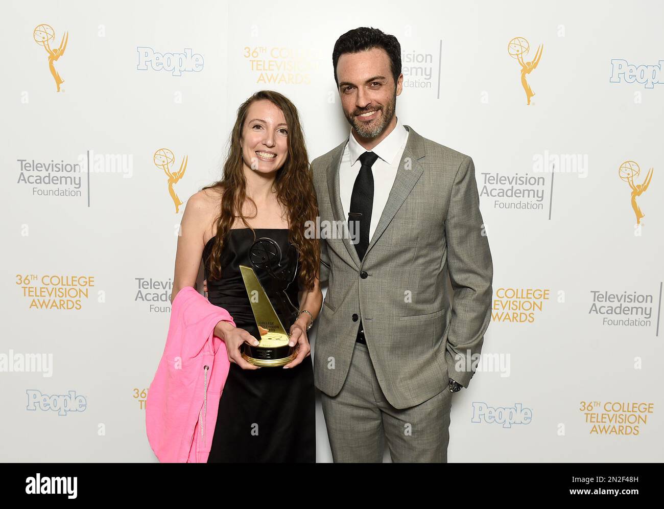 Melissa Hoppe, left, of American Film Institute poses for a portrait ...