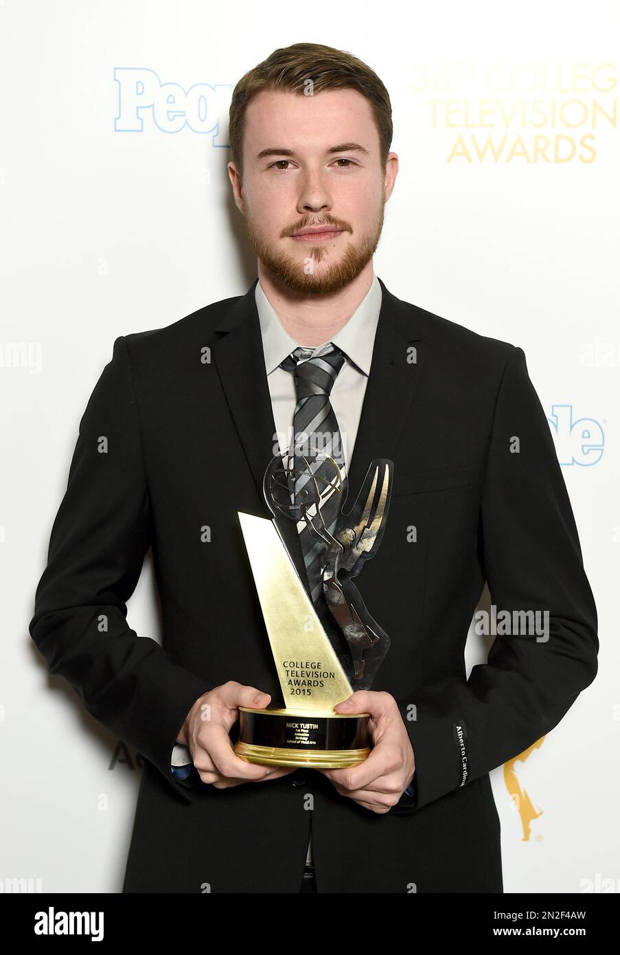 Nick Tustin of the School of Visual Arts poses for a portrait with the ...