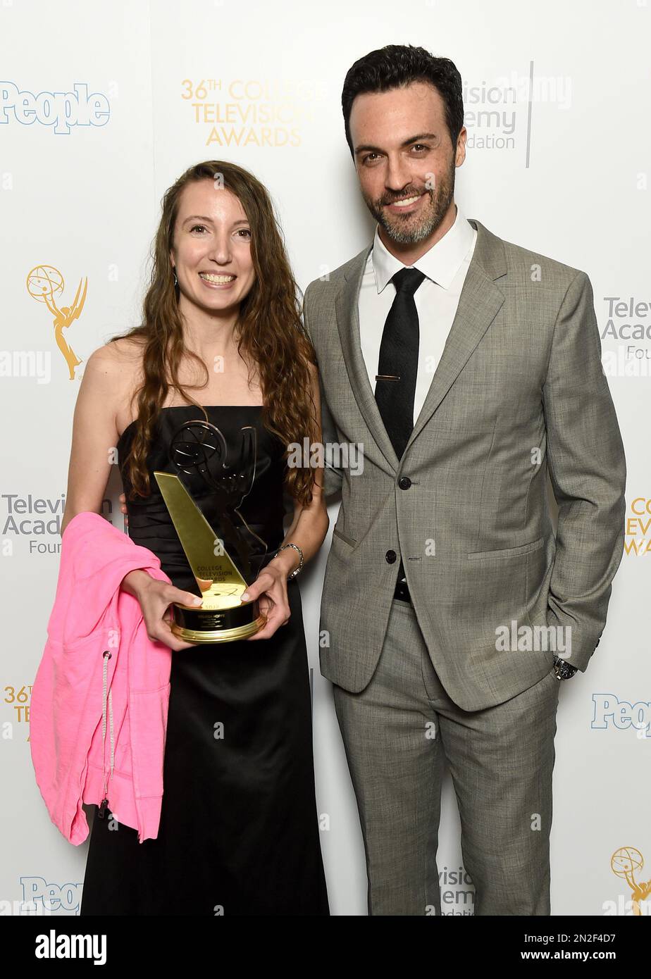 Melissa Hoppe, left, of American Film Institute poses for a portrait ...