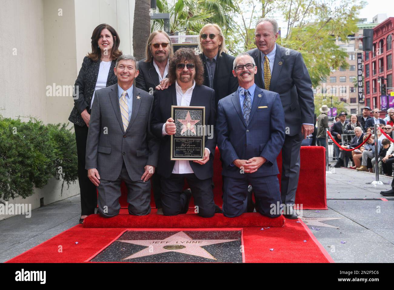 Maureen Schultz, from left, President and CEO of the Hollywood Chamber ...