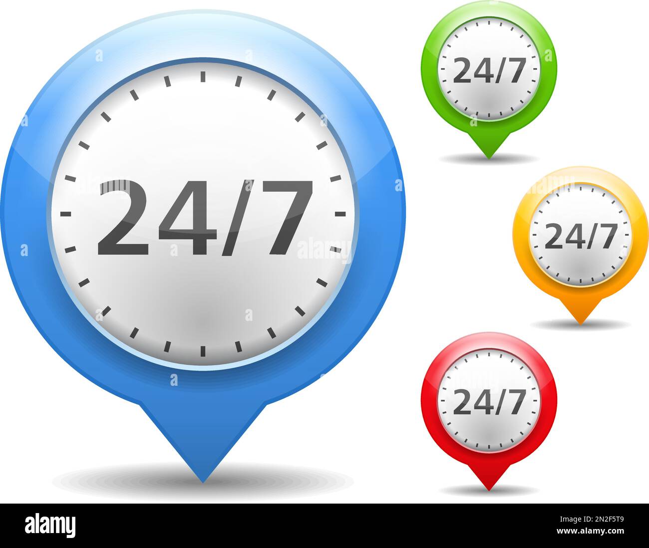 24 colors set Cut Out Stock Images & Pictures - Alamy