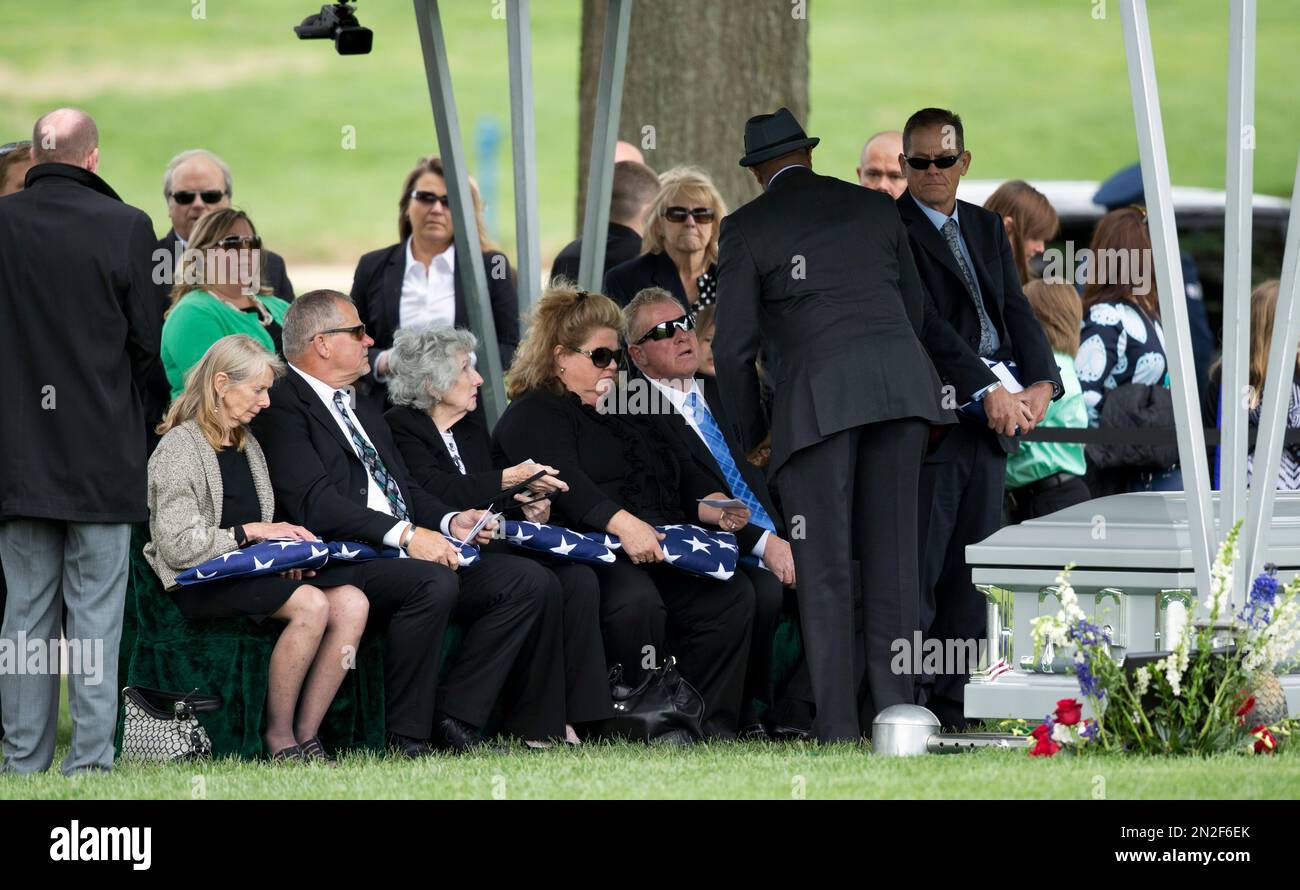 Marianne Brand, left, daughter of missing airman from Vietnam War, U.S ...