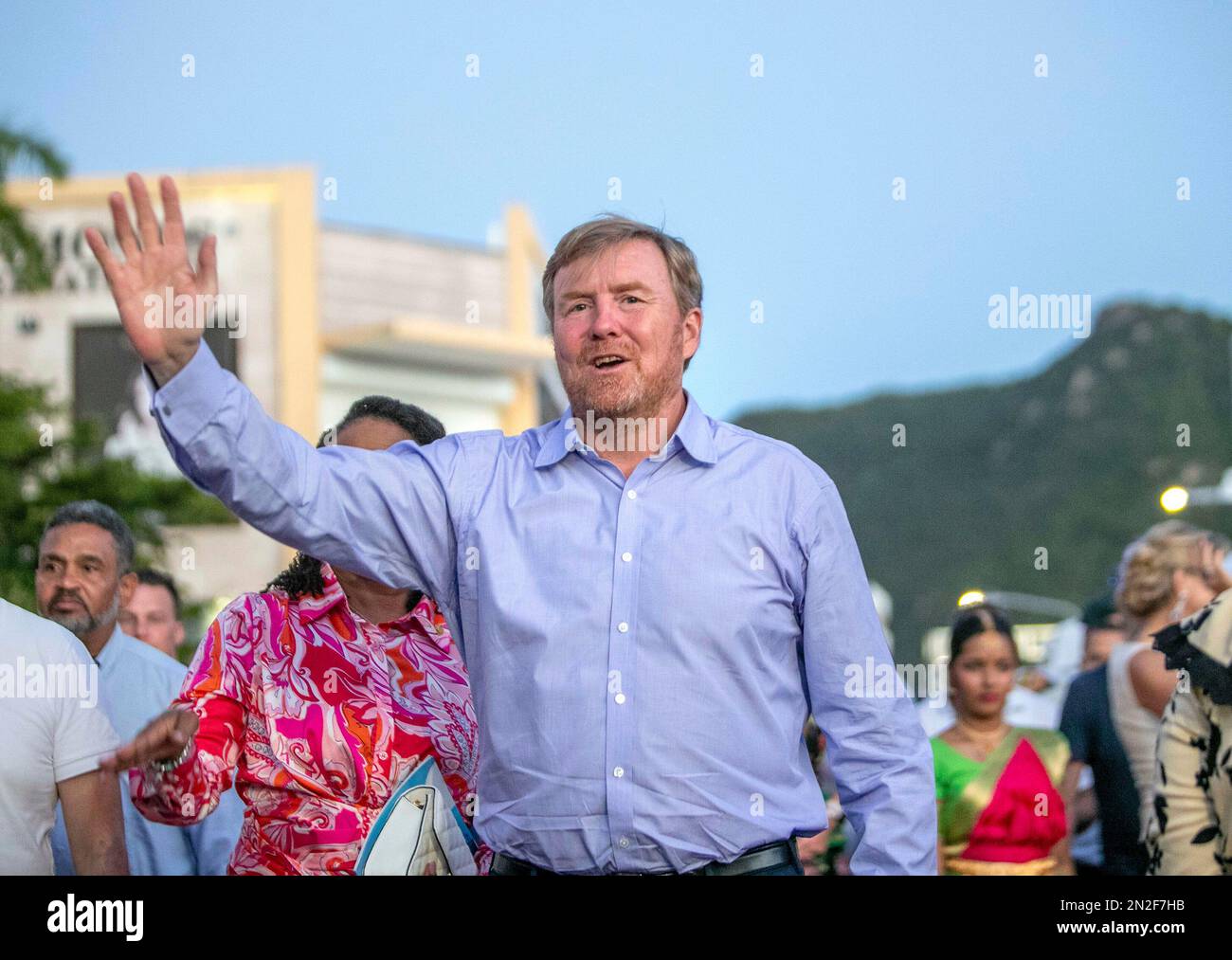Philipsburg, February 06, 2023, King Willem-Alexander of The ...