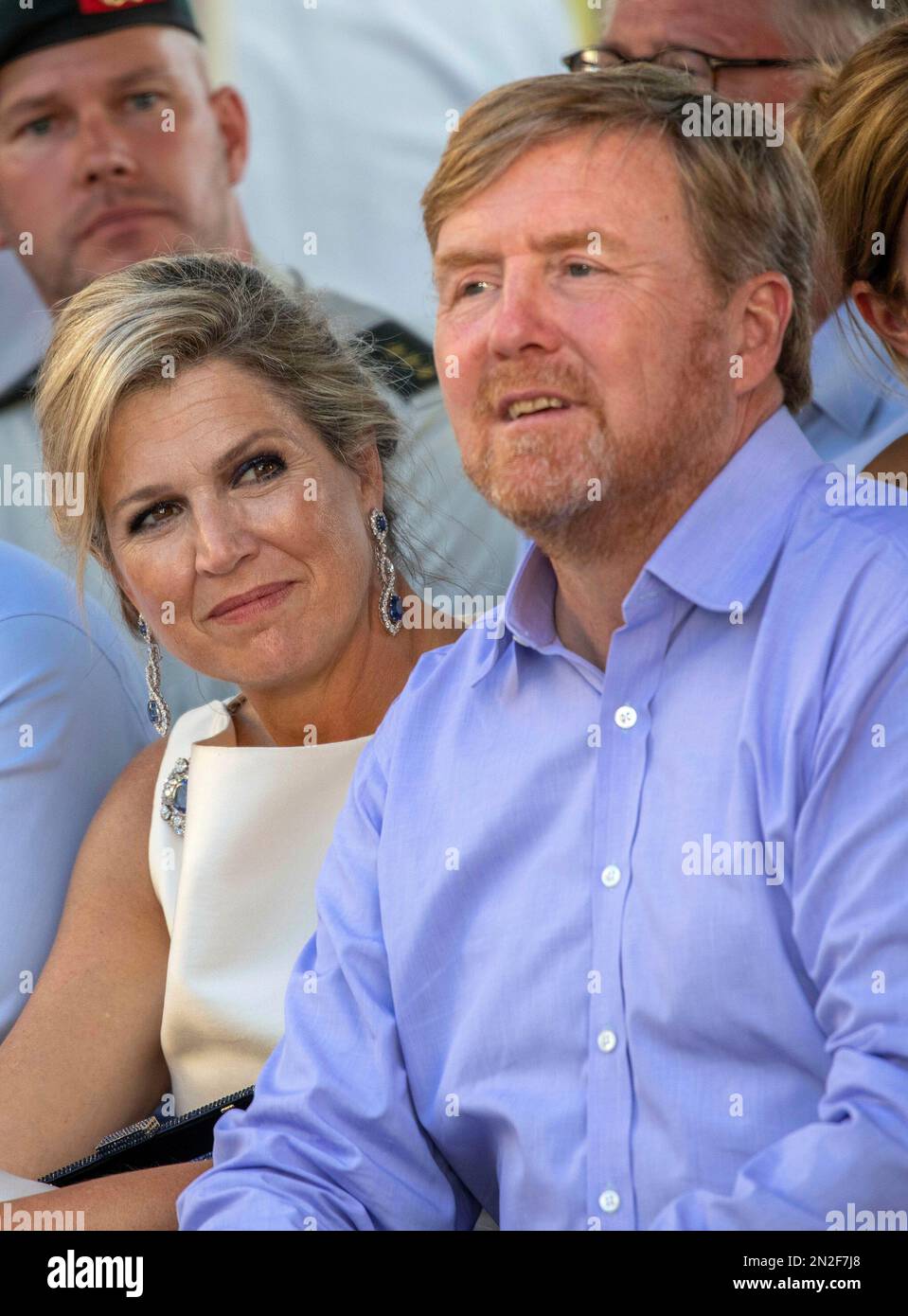 Philipsburg, February 06, 2023, King Wiilem-Alexander and Queen Maxima ...