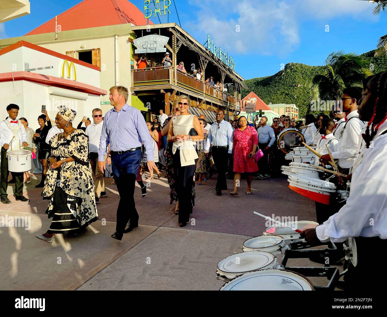 Philipsburg, February 06, 2023, King Wiilem-Alexander, Queen Maxima and ...