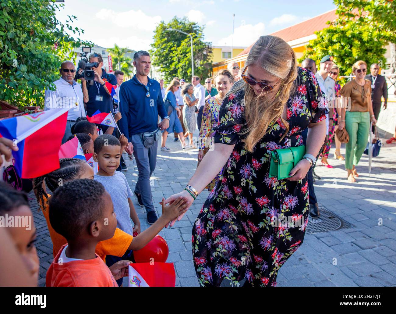 Philipsburg, February 06, 2023, Princess Amalia of The Netherlands ...
