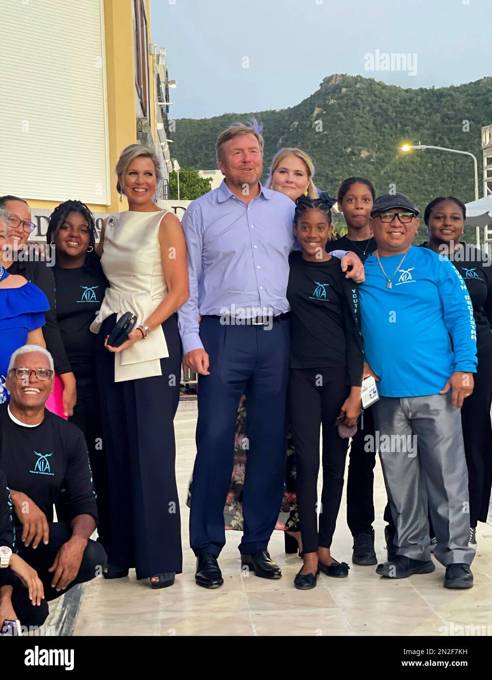 Philipsburg, February 06, 2023, King Wiilem-Alexander, Queen Maxima and ...