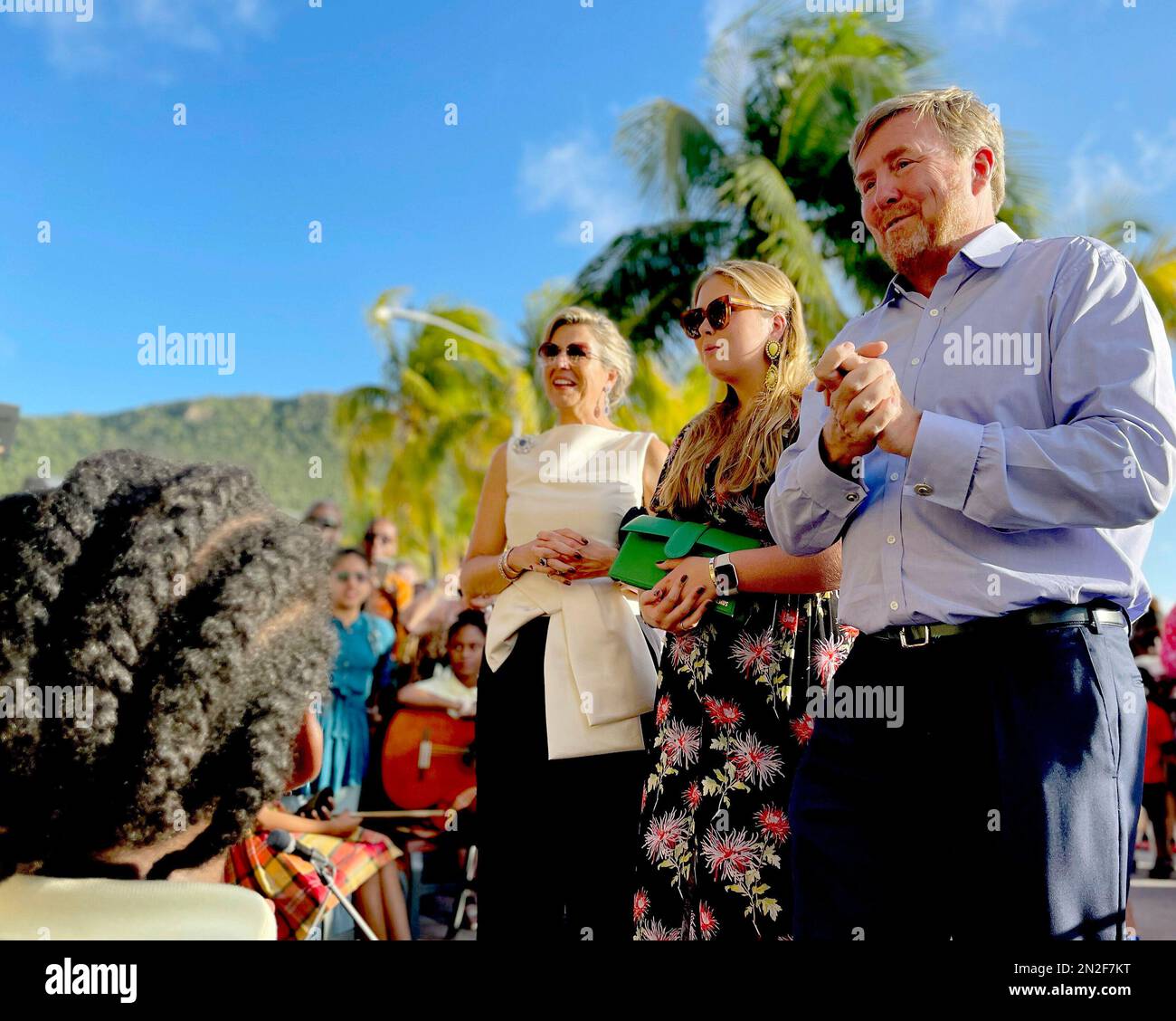 Philipsburg, February 06, 2023, King Wiilem-Alexander, Queen Maxima and ...