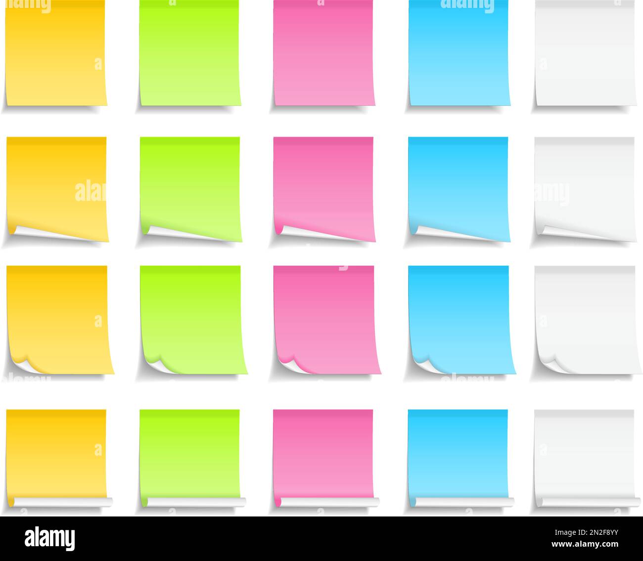 Postit notes background Stock Vector Images - Alamy