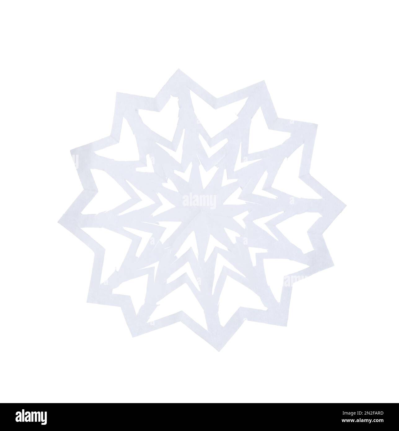 Beautiful snowflake made paper hi-res stock photography and images - Alamy
