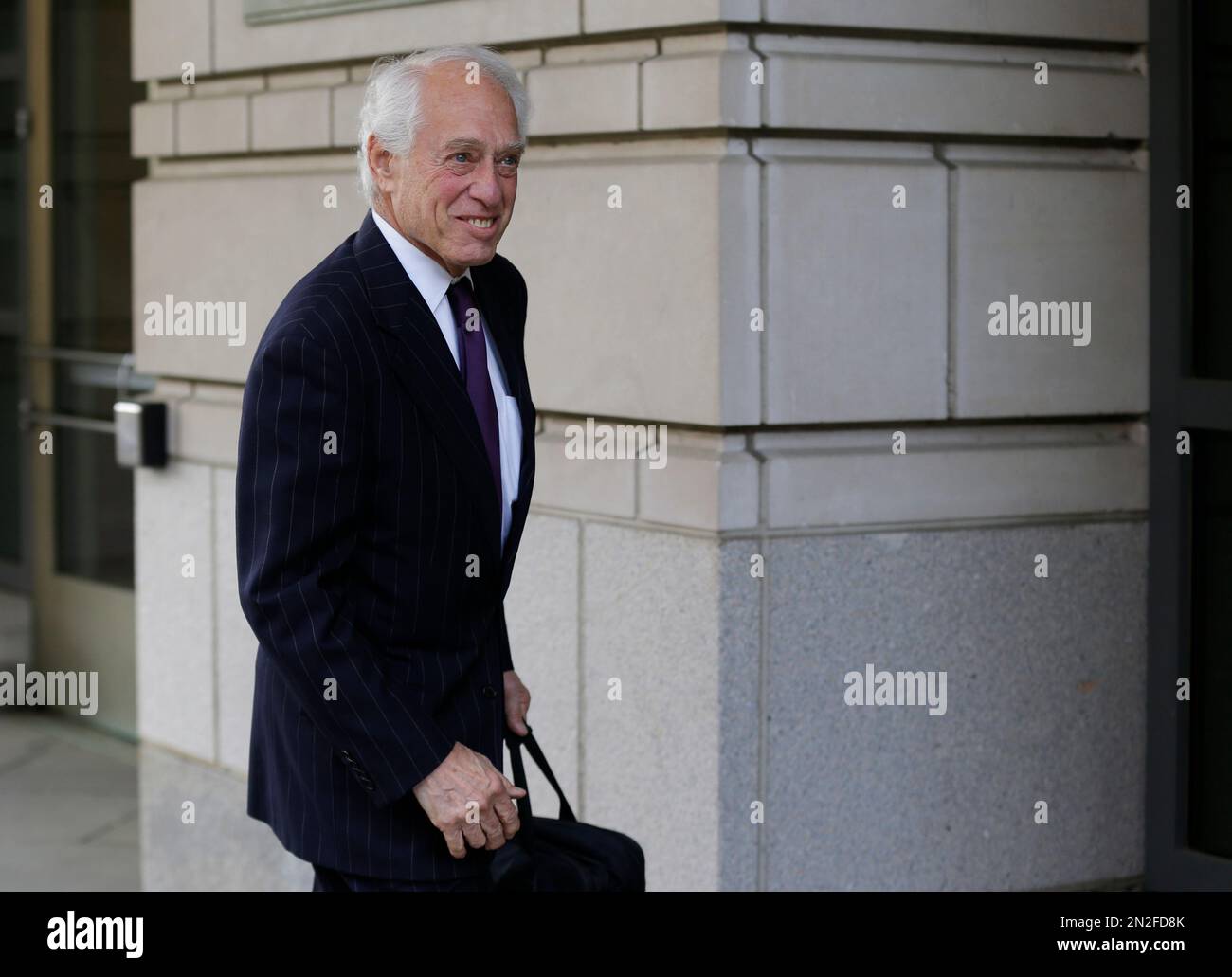 John Hinckley's attorney Barry Levin, arrives at the federal courthouse ...