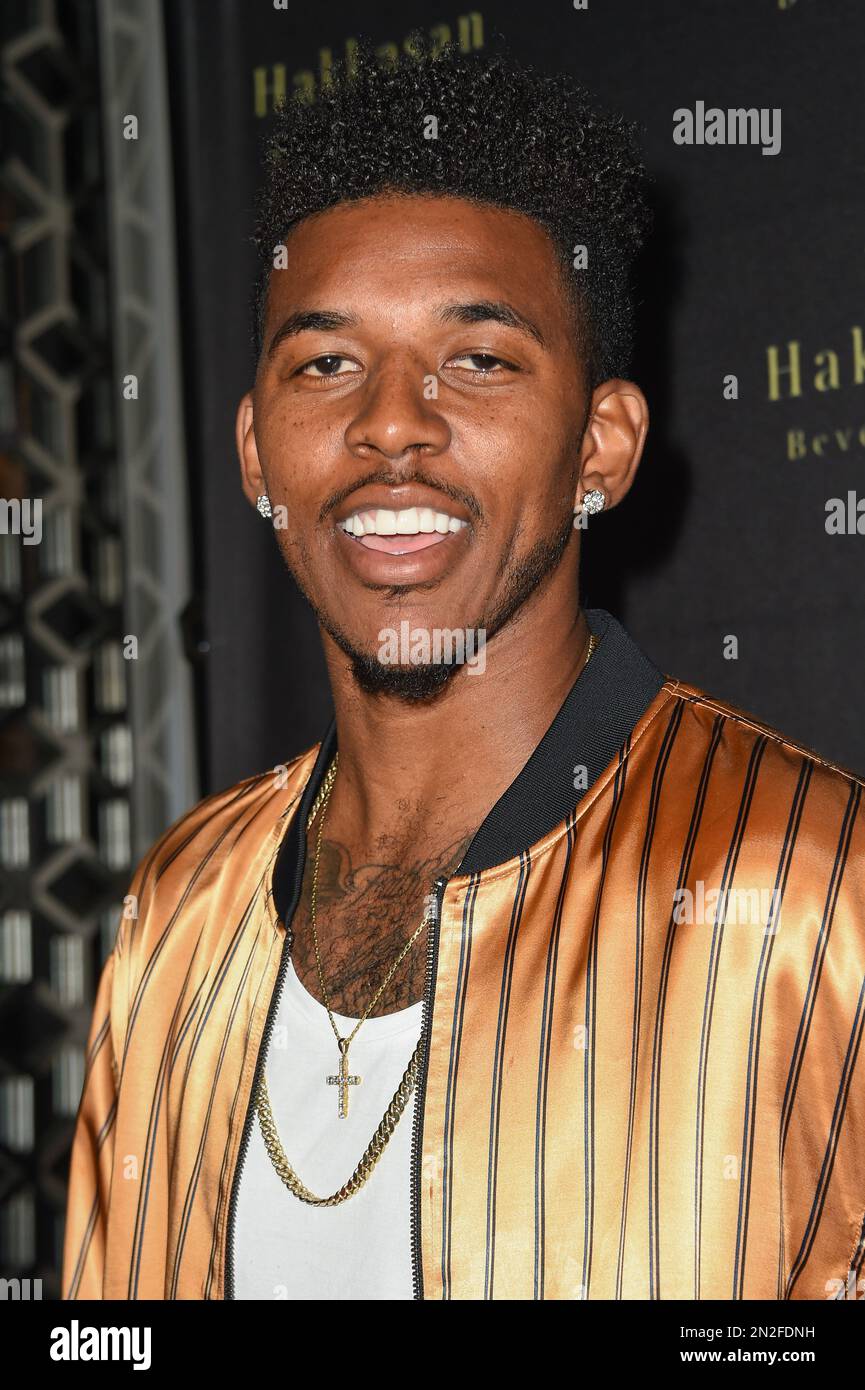 Nick Young arrives at the Flaunt Magazine celebration Honoring Norman ...