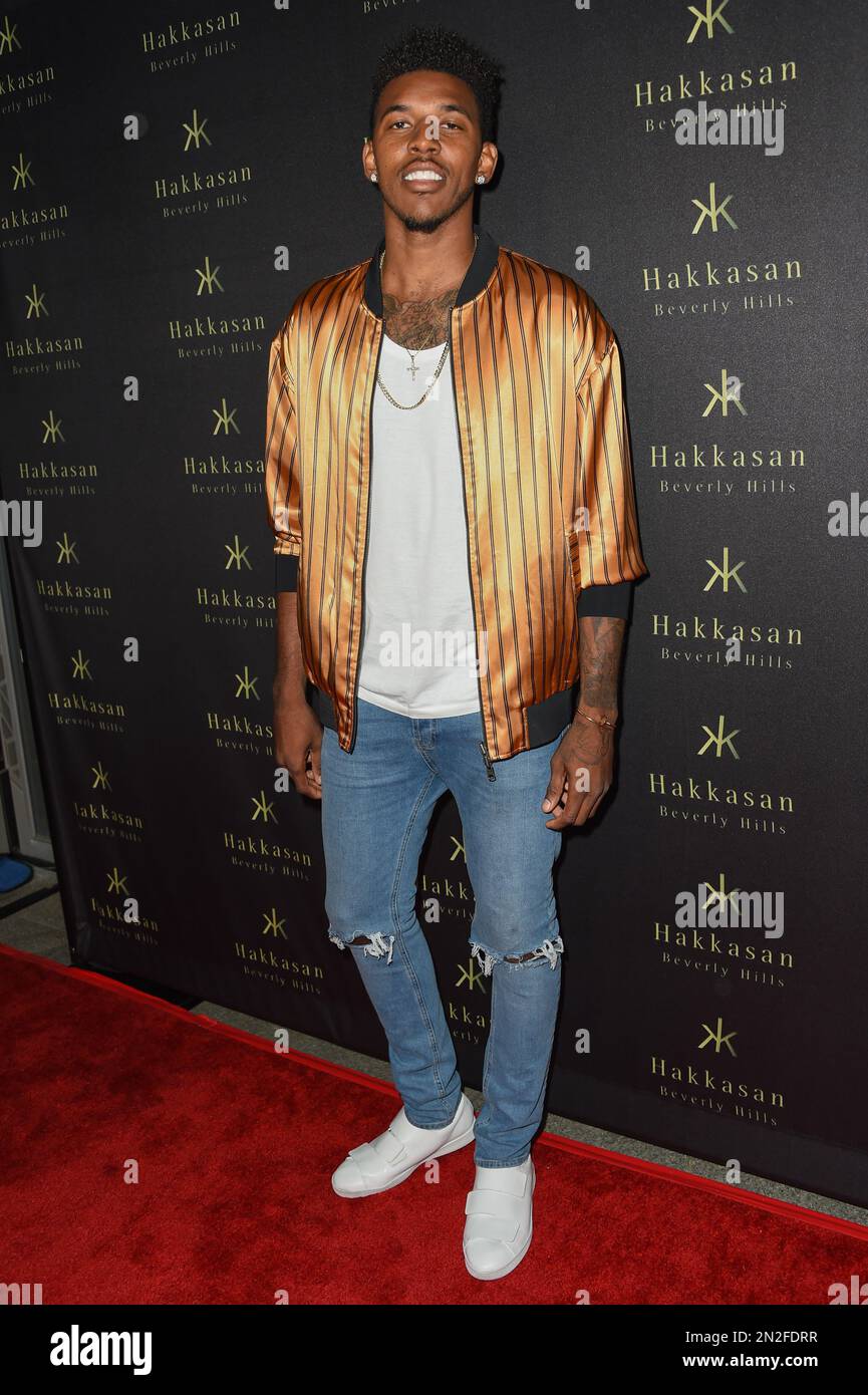 Nick Young arrives at the Flaunt Magazine celebration Honoring Norman ...