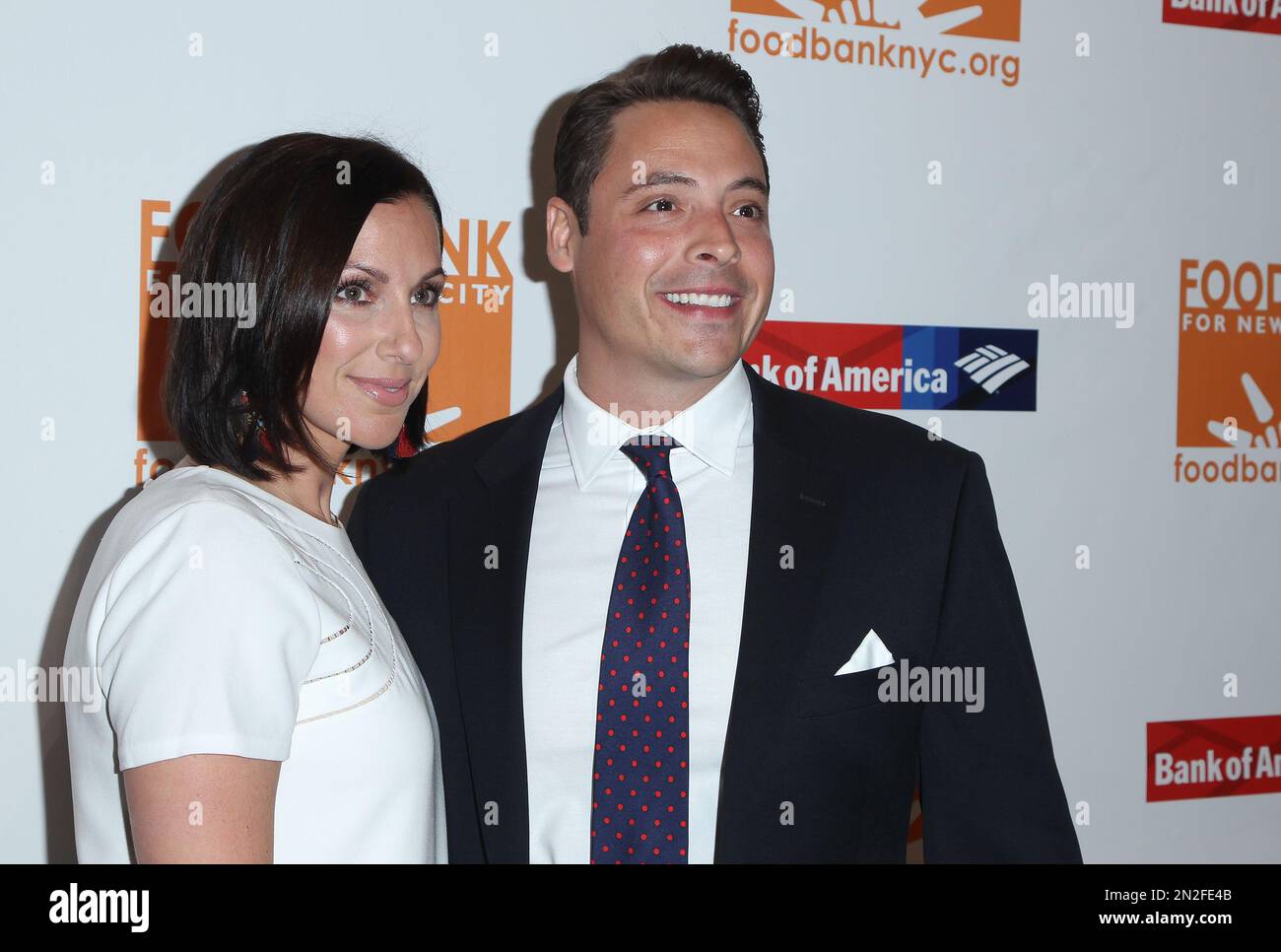 Sarah Mauro and chef Jeff Mauro attend the Food Bank For New York City ...