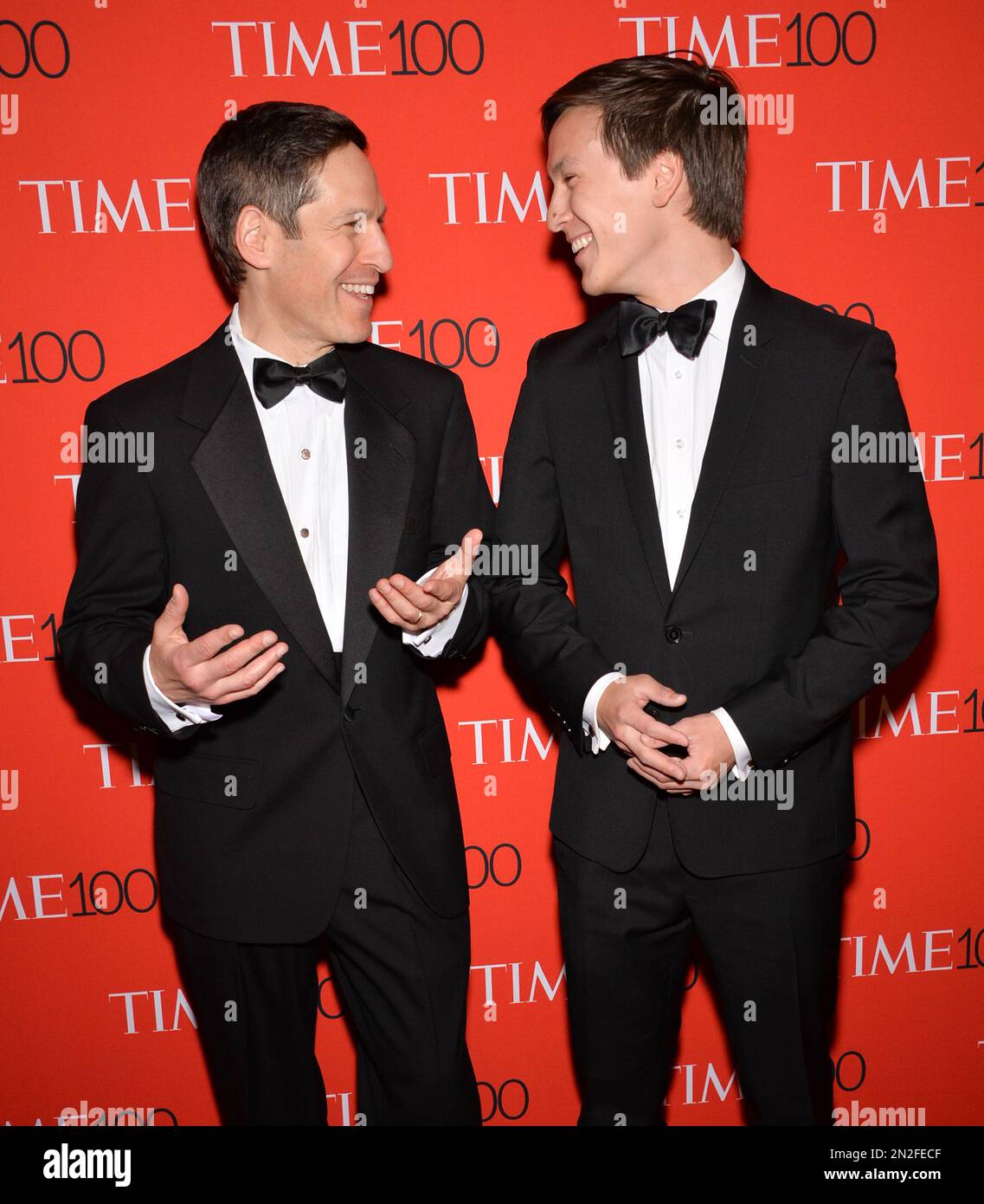 CDC Director Dr. Thomas Frieden, left, and his son Michael attend the ...