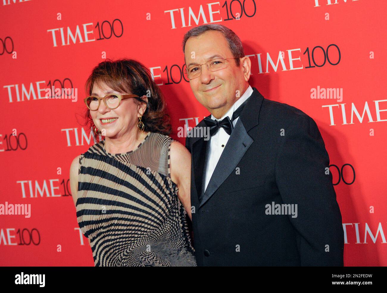 Former Israeli prime minister Ehud Barak and wife attend the TIME 100 ...