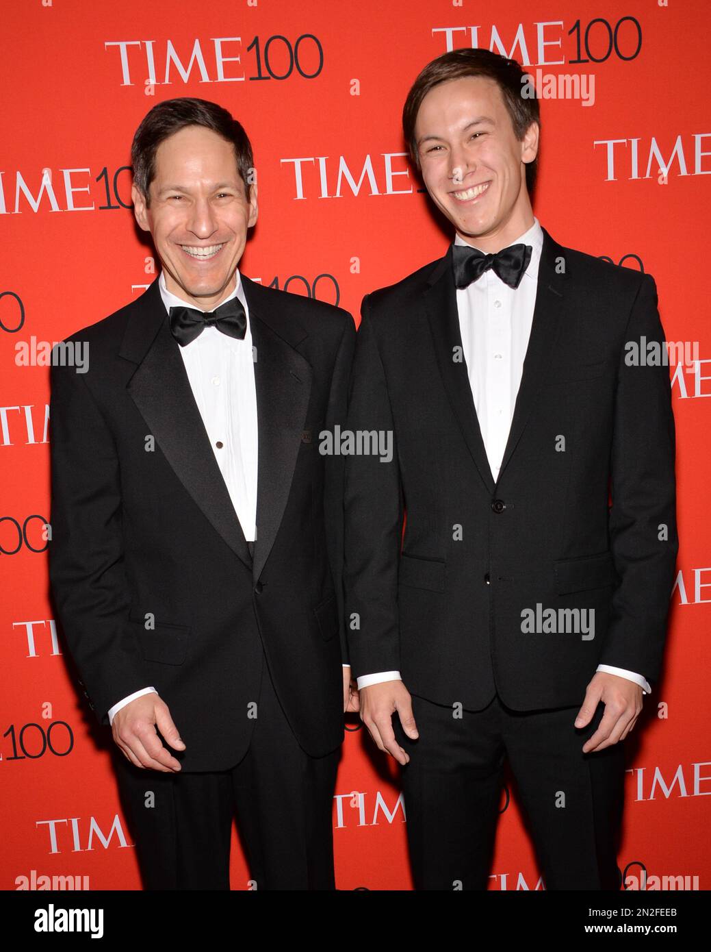 CDC Director Dr. Thomas Frieden, left, and his son Michael attend the ...