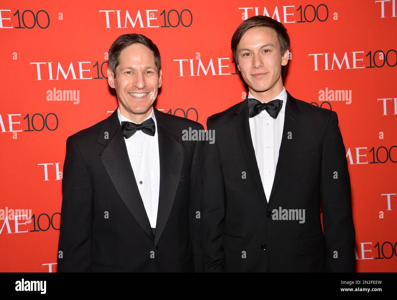 CDC Director Dr. Thomas Frieden, left, and his son Michael attend the ...