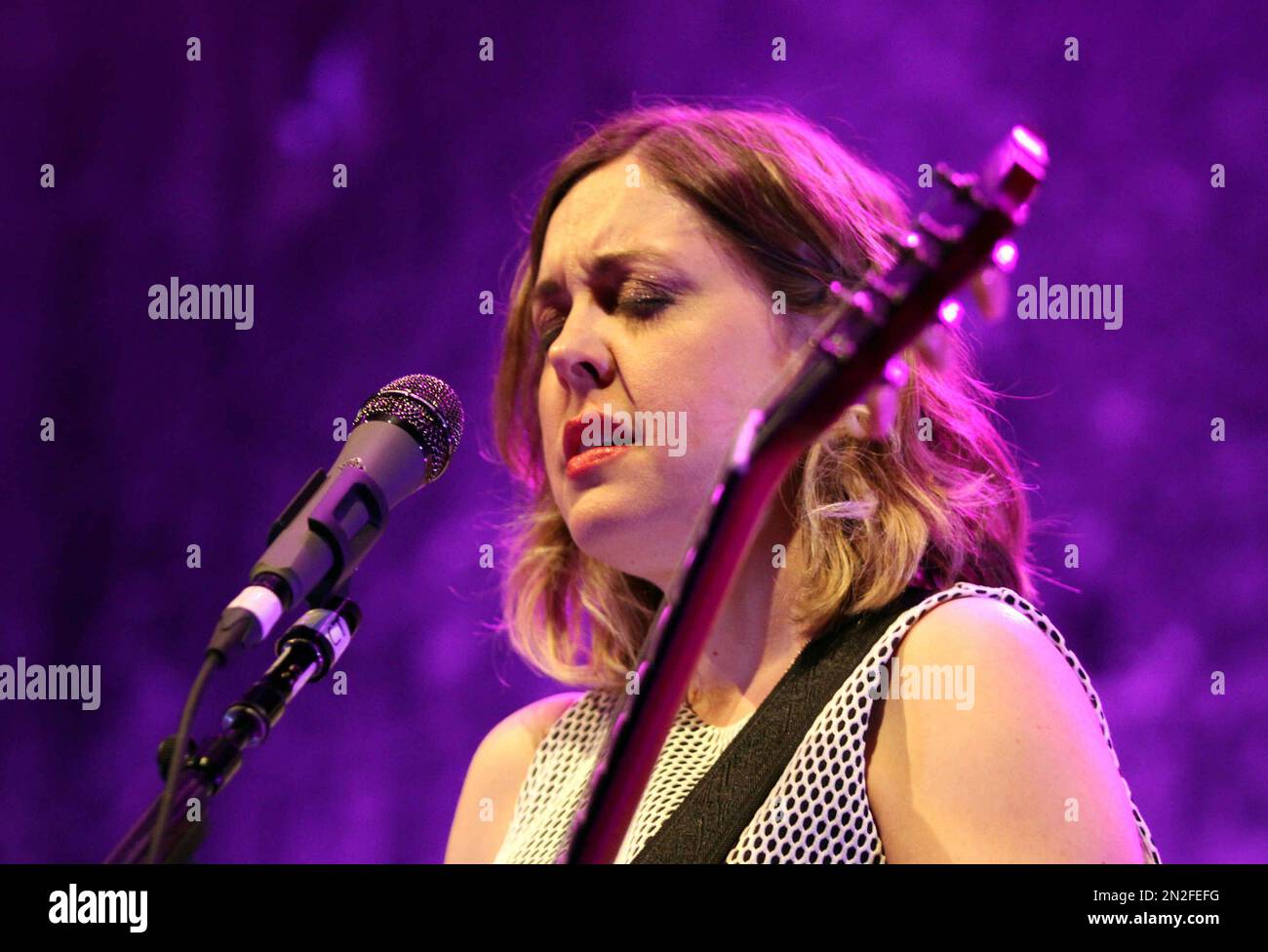 Corin Tucker with Sleater-Kinney performs at the Tabernacle on Tuesday ...