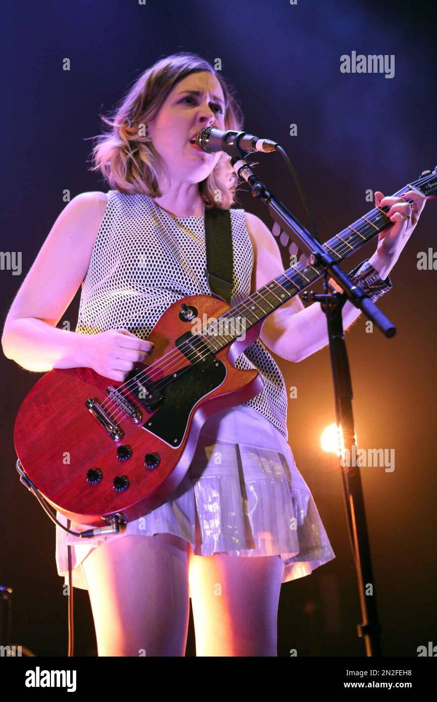 Corin Tucker with Sleater-Kinney performs at the Tabernacle on Tuesday ...