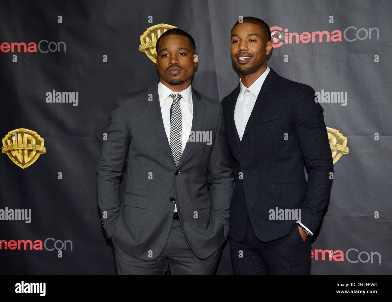 Actor Michael B. Jordan, right, a cast member in the upcoming film ...
