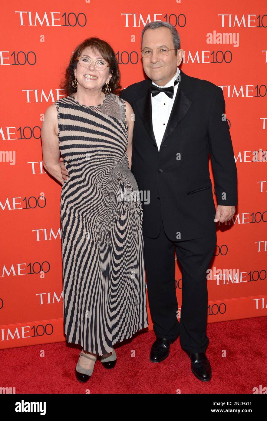 Nili Priel, left, and Ehud Barak attend the TIME 100 Gala, celebrating ...