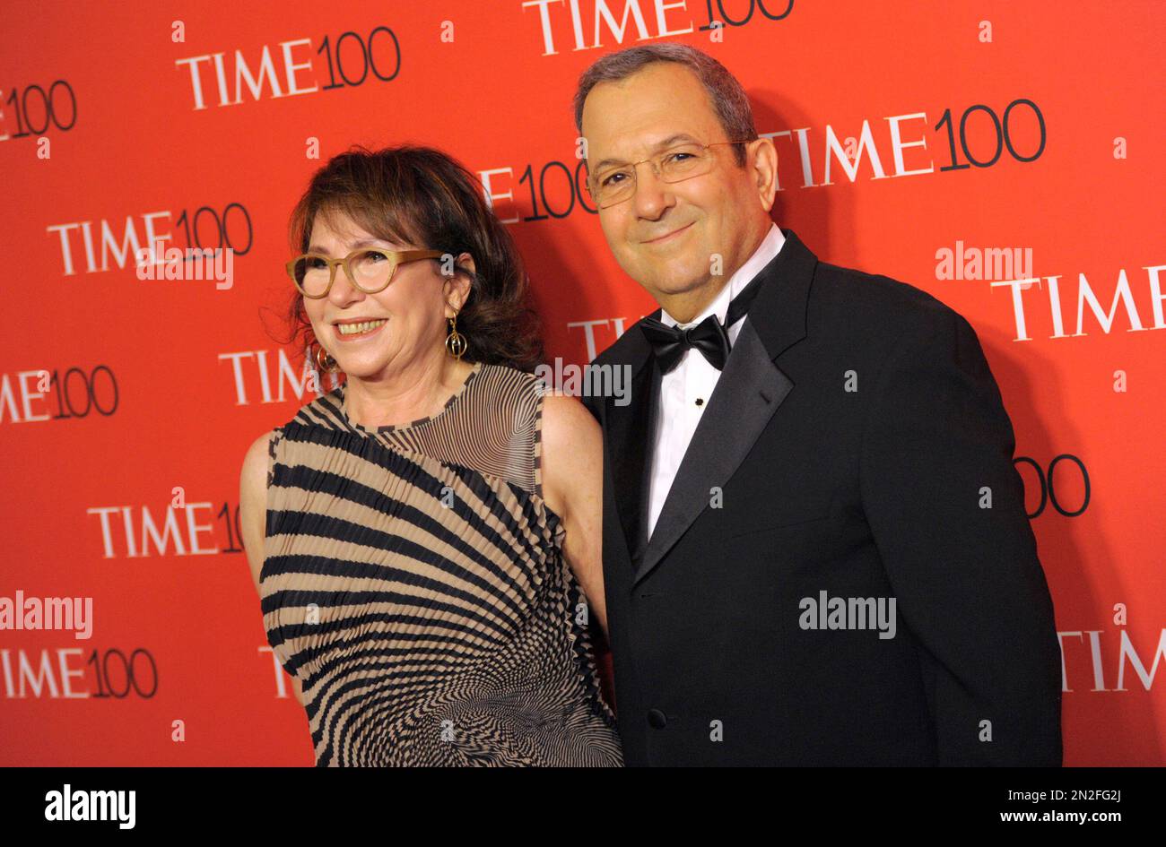 Nili Priel, left, and Ehud Barak attend the TIME 100 Gala, celebrating ...