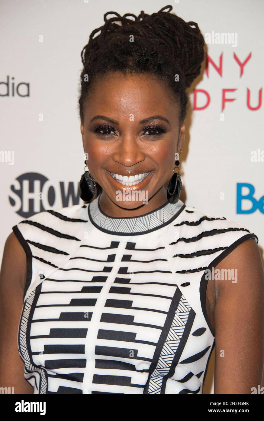 Actress Shanola Hampton seen at the premiere of "Penny Dreadful" Season ...
