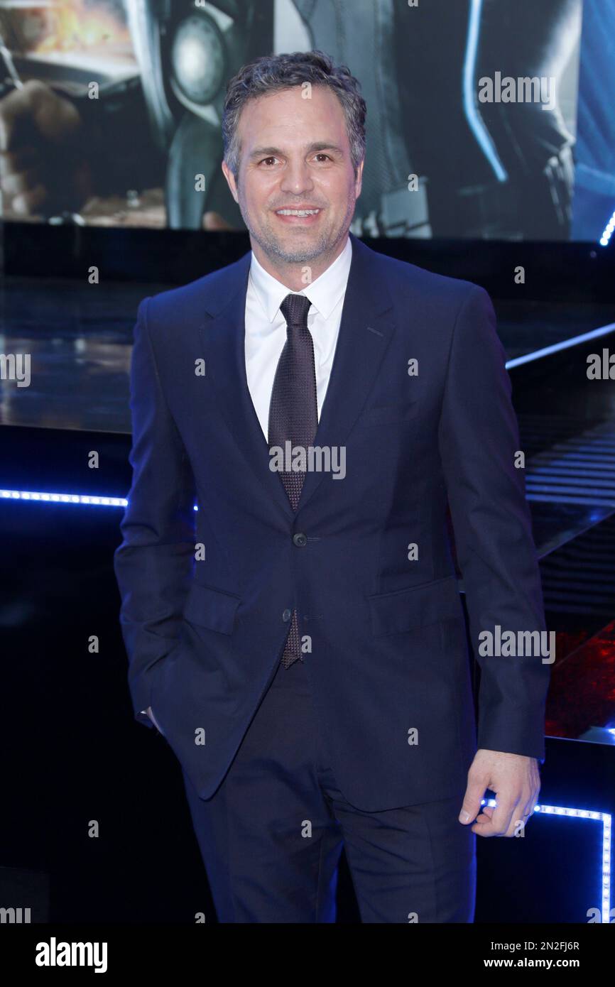 Mark Ruffalo poses for photographers upon arrival at the premiere for ...