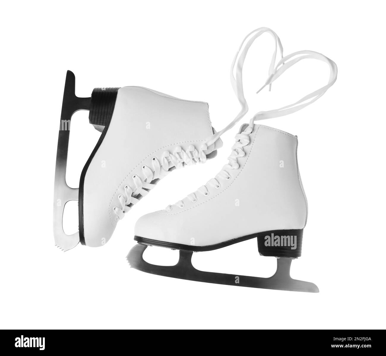 Ice figure skates on Black and White Stock Photos & Images - Alamy