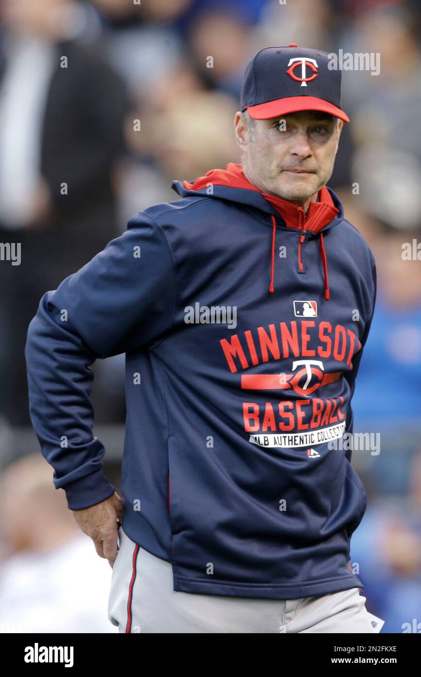 Minnesota Twins manager Paul Molitor before a baseball game against the ...