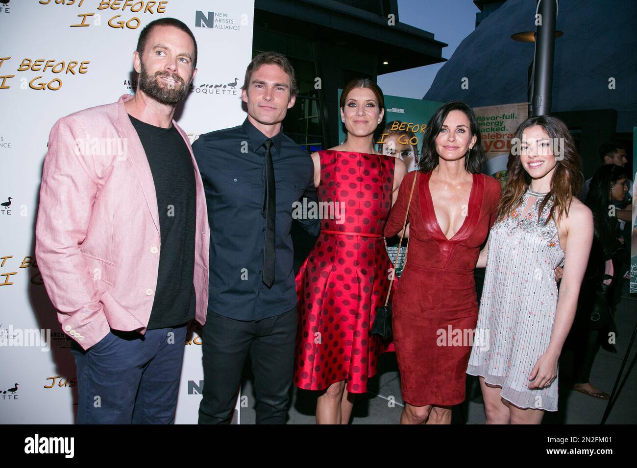 Garret Dillahunt, from left to right, Seann William Scott, Kate Walsh ...
