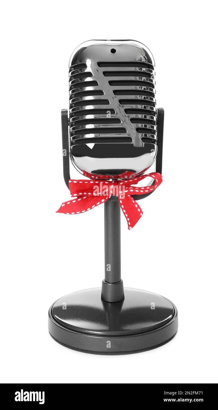 Stylish microphone hi-res stock photography and images - Alamy