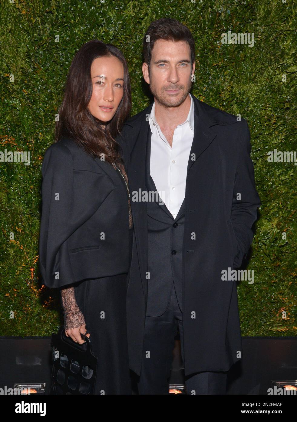 Actors Maggie Q and Dylan McDermott attend the CHANEL 10th Annual ...