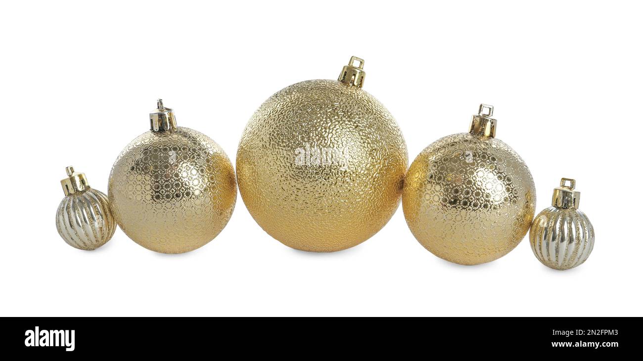 Set beautiful balls christmas hi-res stock photography and images - Alamy