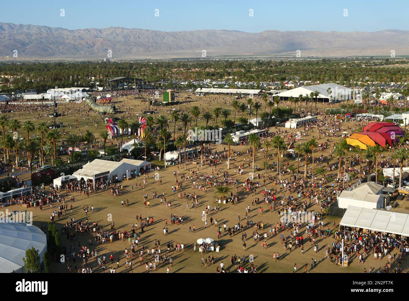 Festival-goers attend the Coachella Music and Arts Festival - Weekend 2 ...
