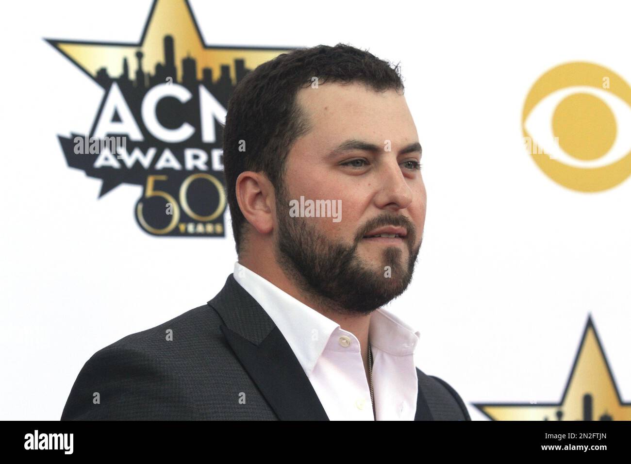 Tyler Farr arrives at the 50th annual Academy of Country Music Awards ...